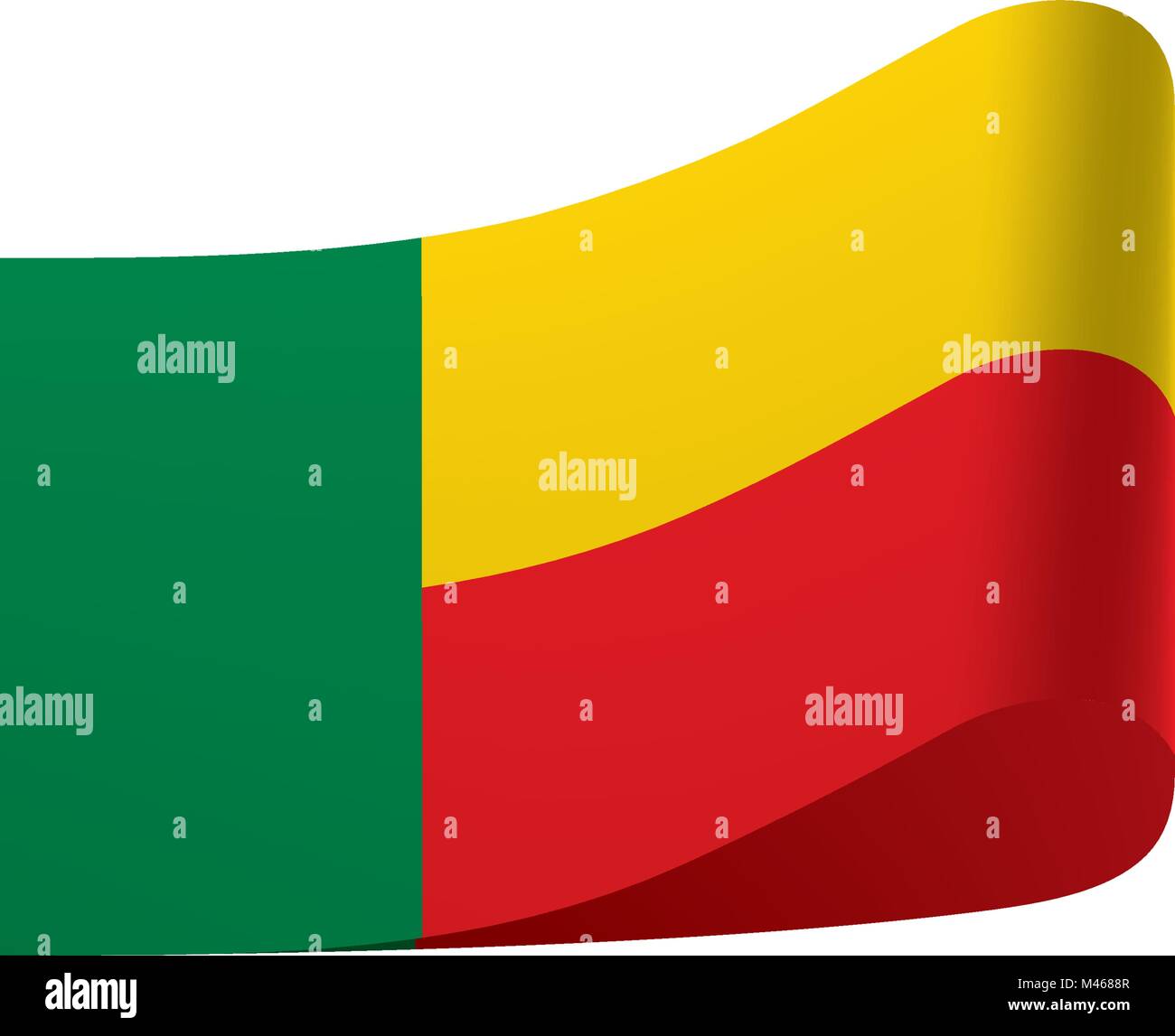 Benin flag, vector illustration Stock Vector Image & Art - Alamy