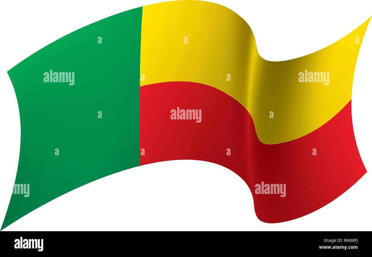 Benin flag, vector illustration Stock Vector Image & Art - Alamy