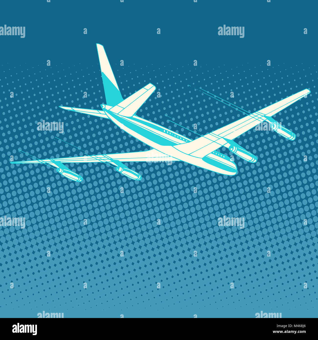 Airplane dot to dot hi-res stock photography and images - Alamy