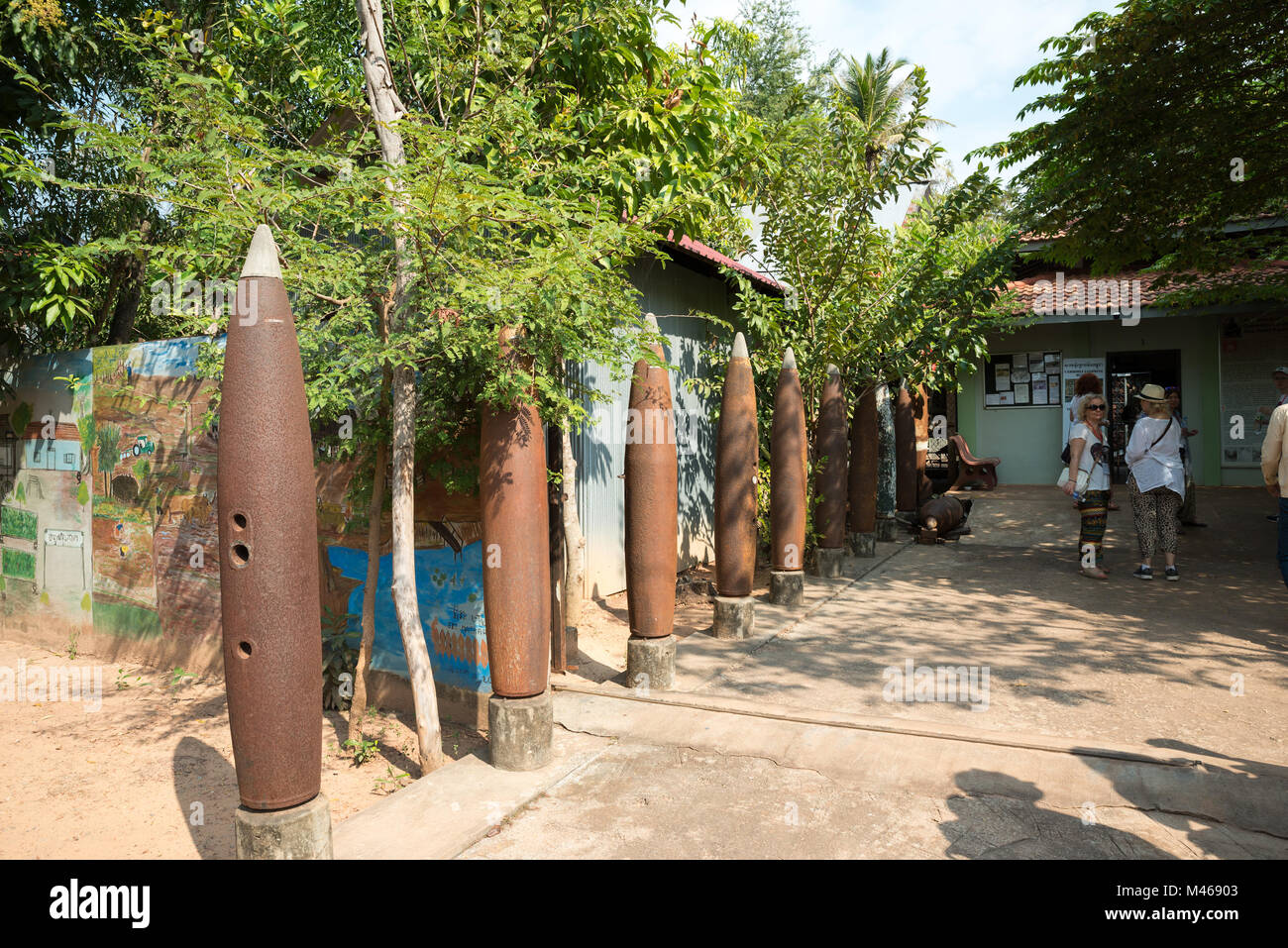 Cambodian Landmine Museum, Siem Reap Province, Cambodia, Asia Stock ...