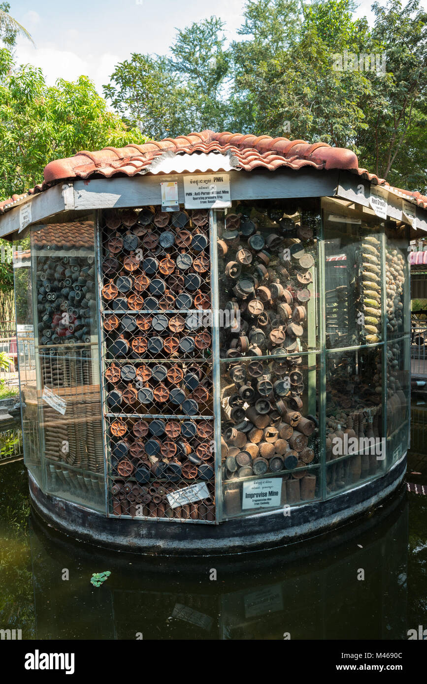 Cambodian Landmine Museum, Siem Reap Province, Cambodia, Asia Stock ...