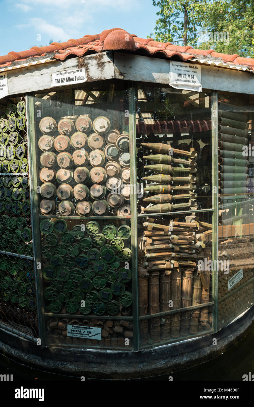 Cambodian Landmine Museum, Siem Reap Province, Cambodia, Asia Stock ...