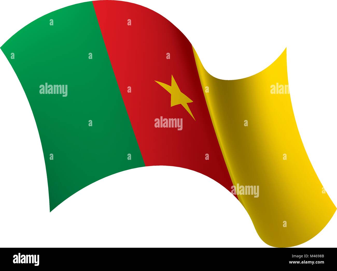 Cameroon Flag Vector Illustration Stock Vector Image And Art Alamy