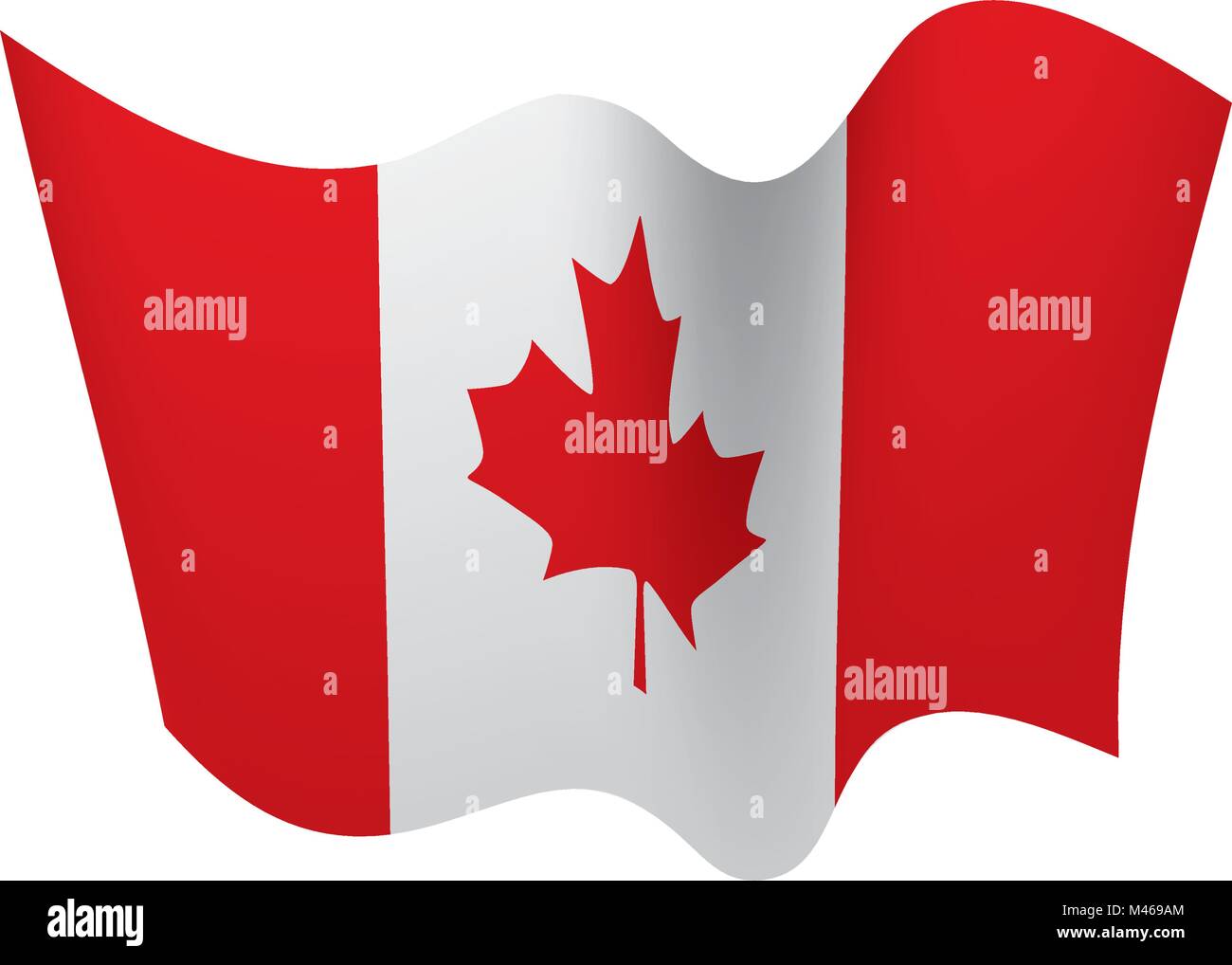 Canada flag, vector illustration Stock Vector Image & Art - Alamy