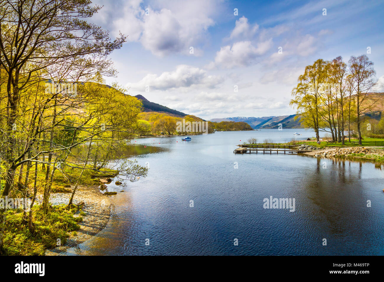View of Loch Earn Stock Photo - Alamy