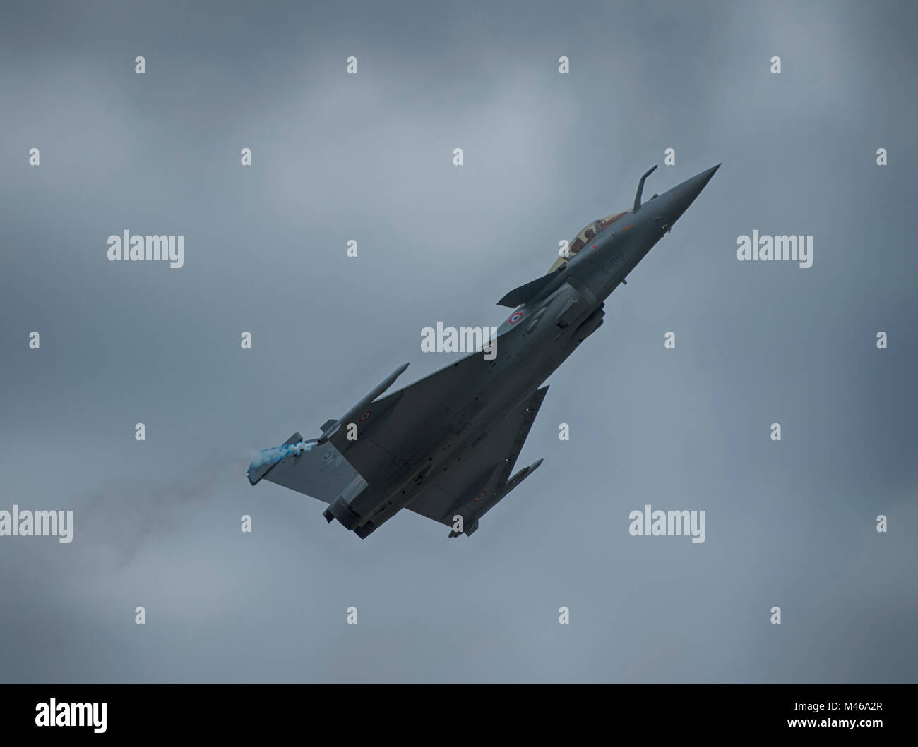 Dassault Rafale fighter aircraft flying display at RIAT, RAF Fairford ...