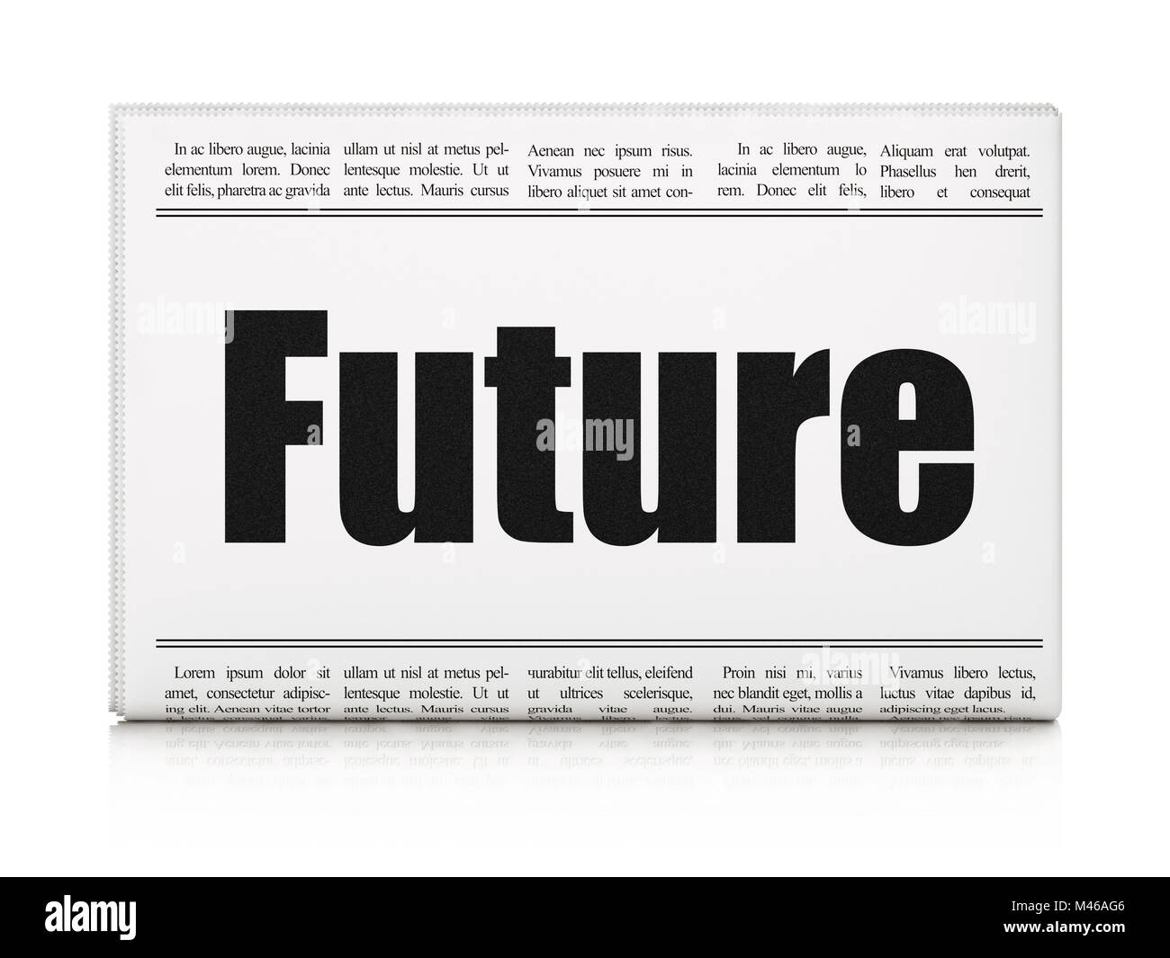 Time concept: newspaper headline Future Stock Photo - Alamy Time concept: newspaper headline Future Stock Photo - Alamy