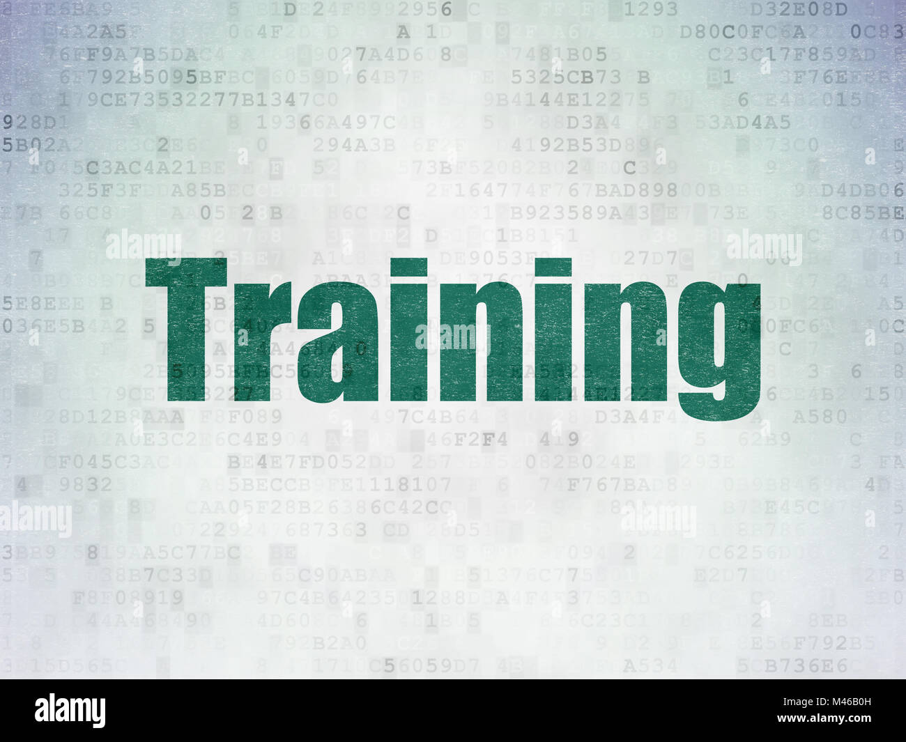 Learning concept: Training on Digital Data Paper background Stock Photo ...