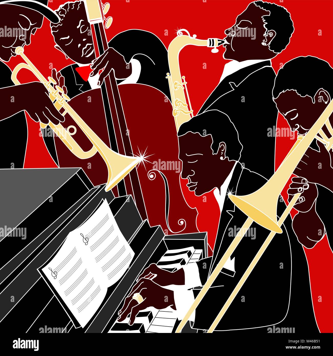Jazz Band Art