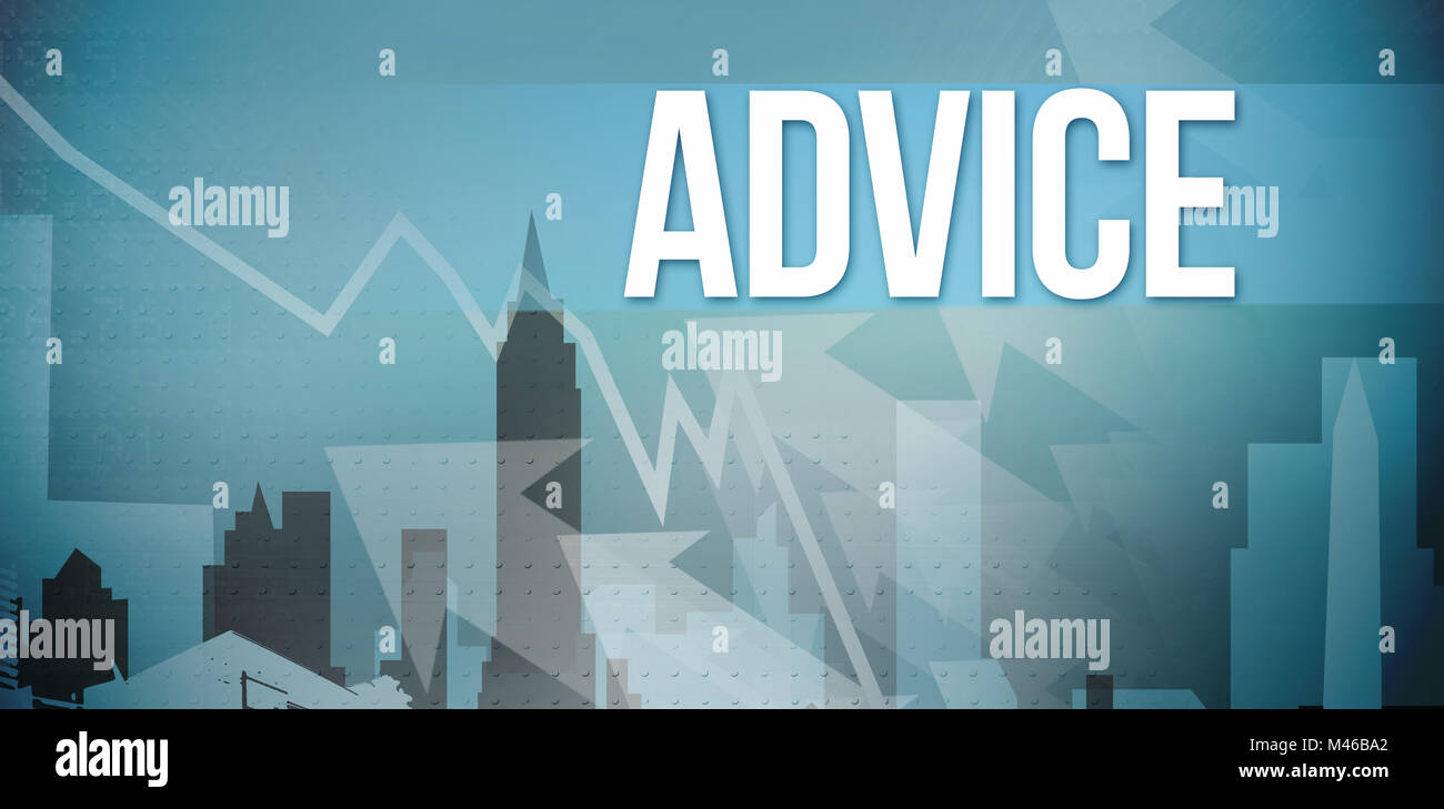 Advice against cityscape stencil design Stock Photo - Alamy