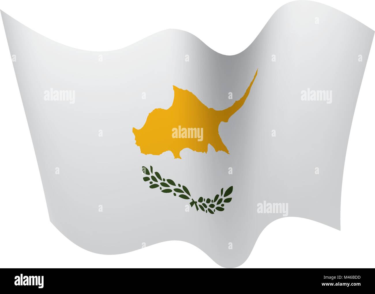 Cyprus flag, vector illustration Stock Vector Image & Art - Alamy