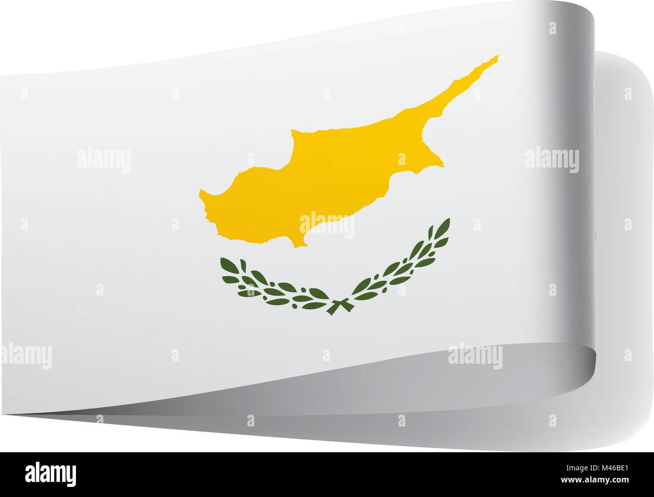 Cyprus flag, vector illustration Stock Vector Image & Art - Alamy