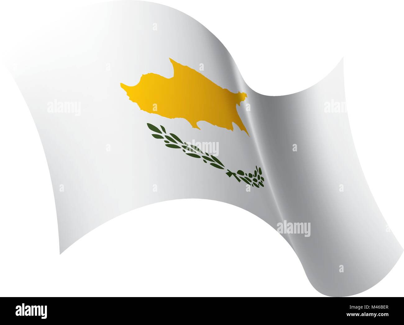 Cyprus flag, vector illustration Stock Vector Image & Art - Alamy