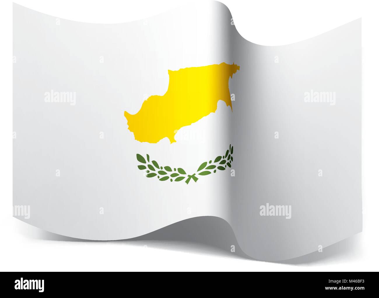 Cyprus flag, vector illustration Stock Vector Image & Art - Alamy