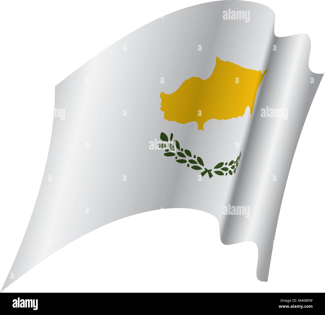 Cyprus flag, vector illustration Stock Vector Image & Art - Alamy