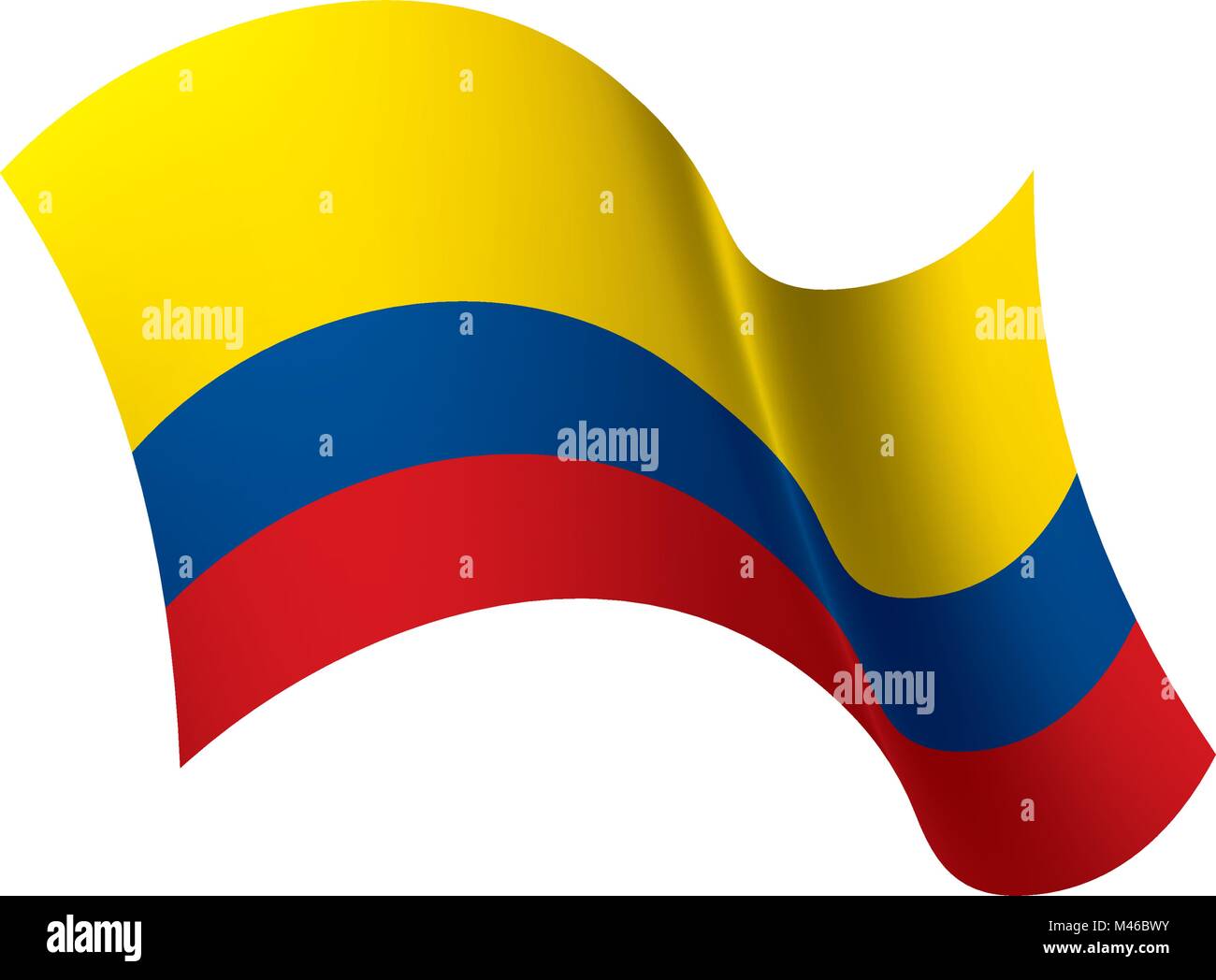 Colombia flag, vector illustration Stock Vector Image & Art - Alamy