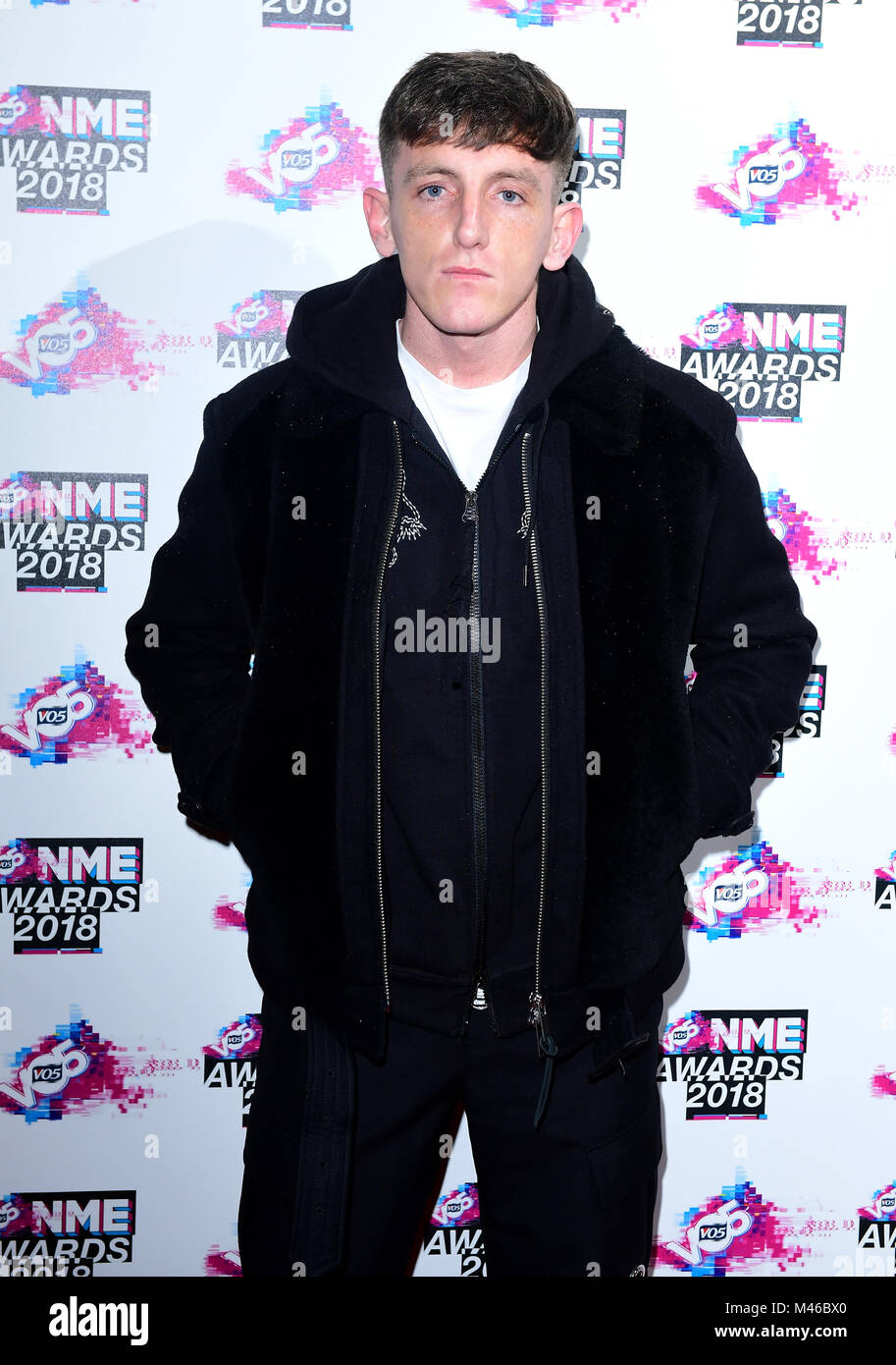 Louis Berry arriving for the VO5 NME Awards 2018 held at the O2 Brixton ...