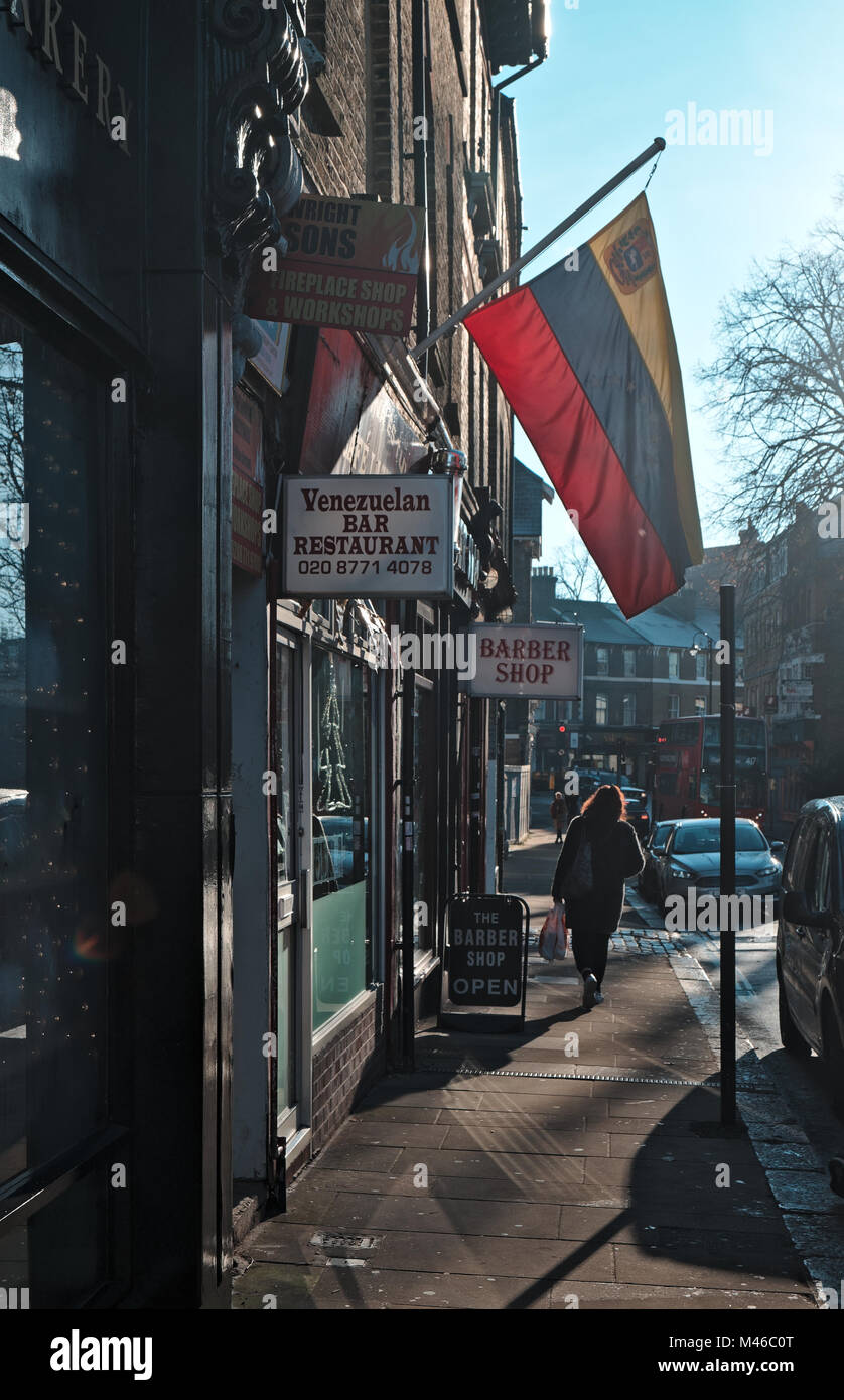 Venezuelan Bar Restaurant in London, UK Stock Photo - Alamy