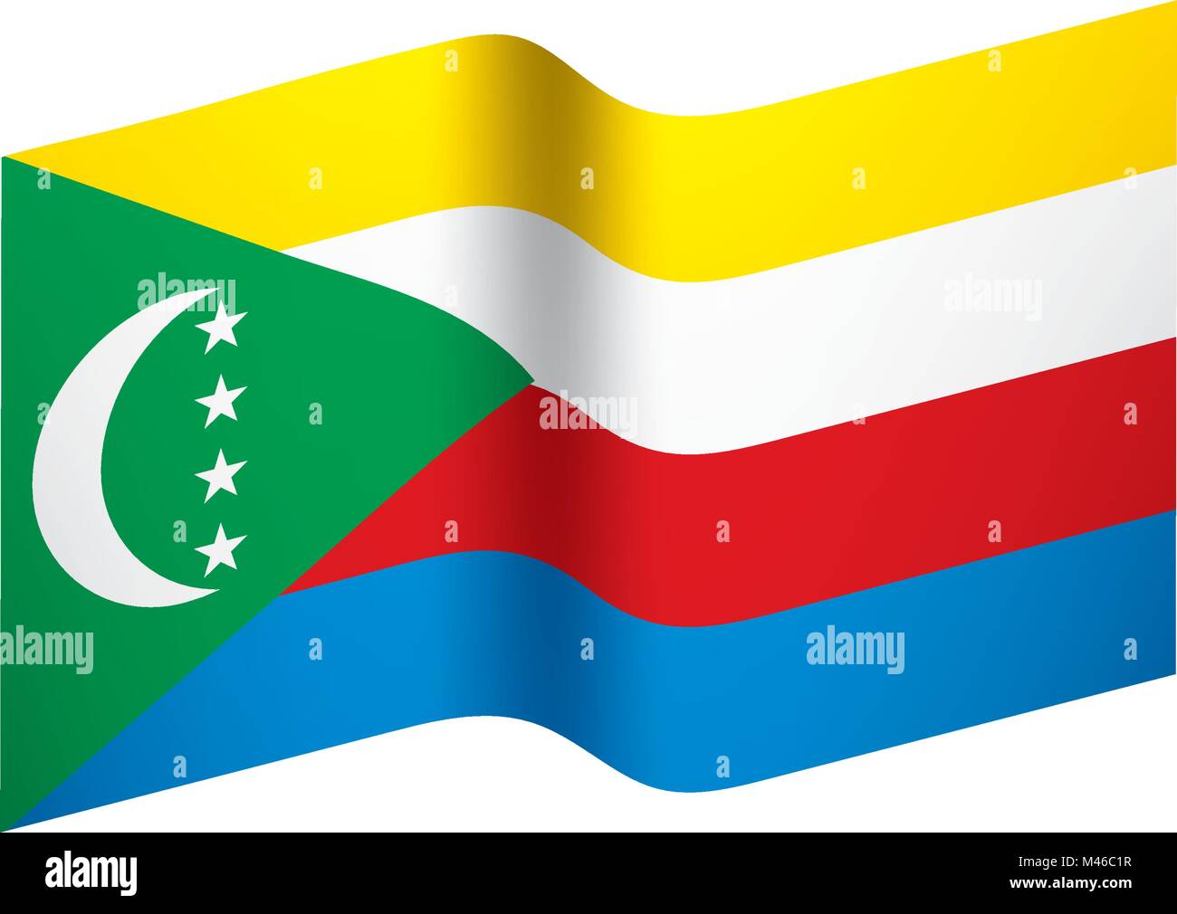 Comoros flag, vector illustration Stock Vector Image & Art - Alamy