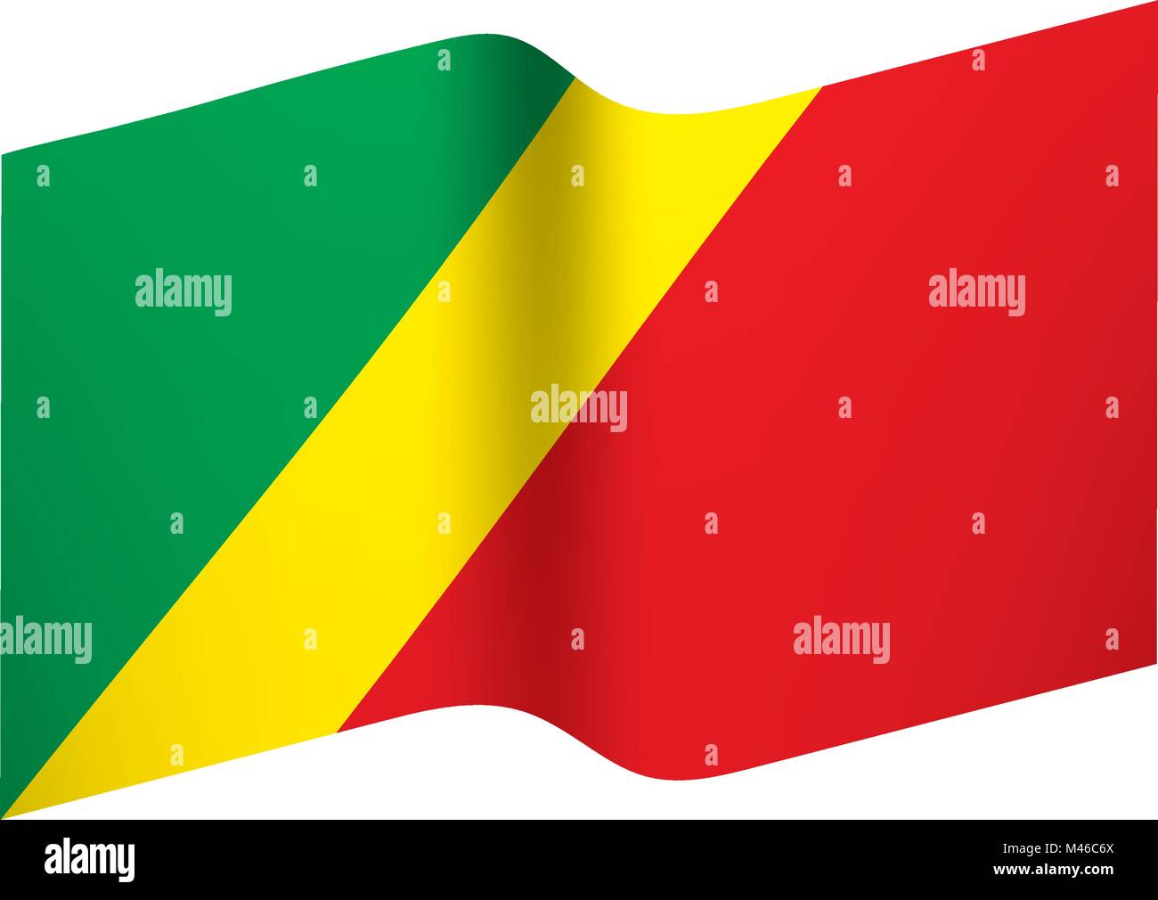Congo flag, vector illustration Stock Vector Image & Art - Alamy