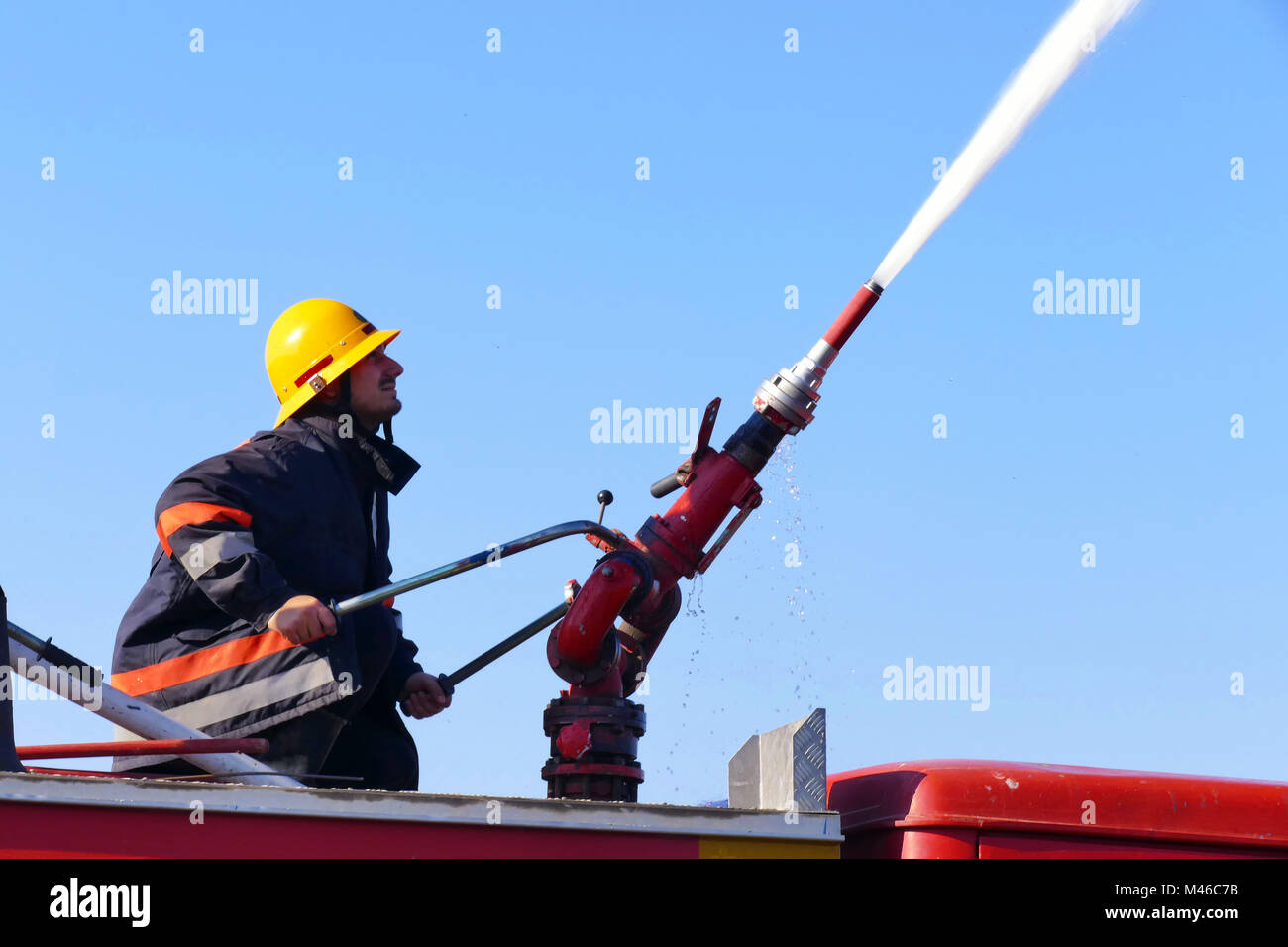Water cannon hi-res stock photography and images - Alamy