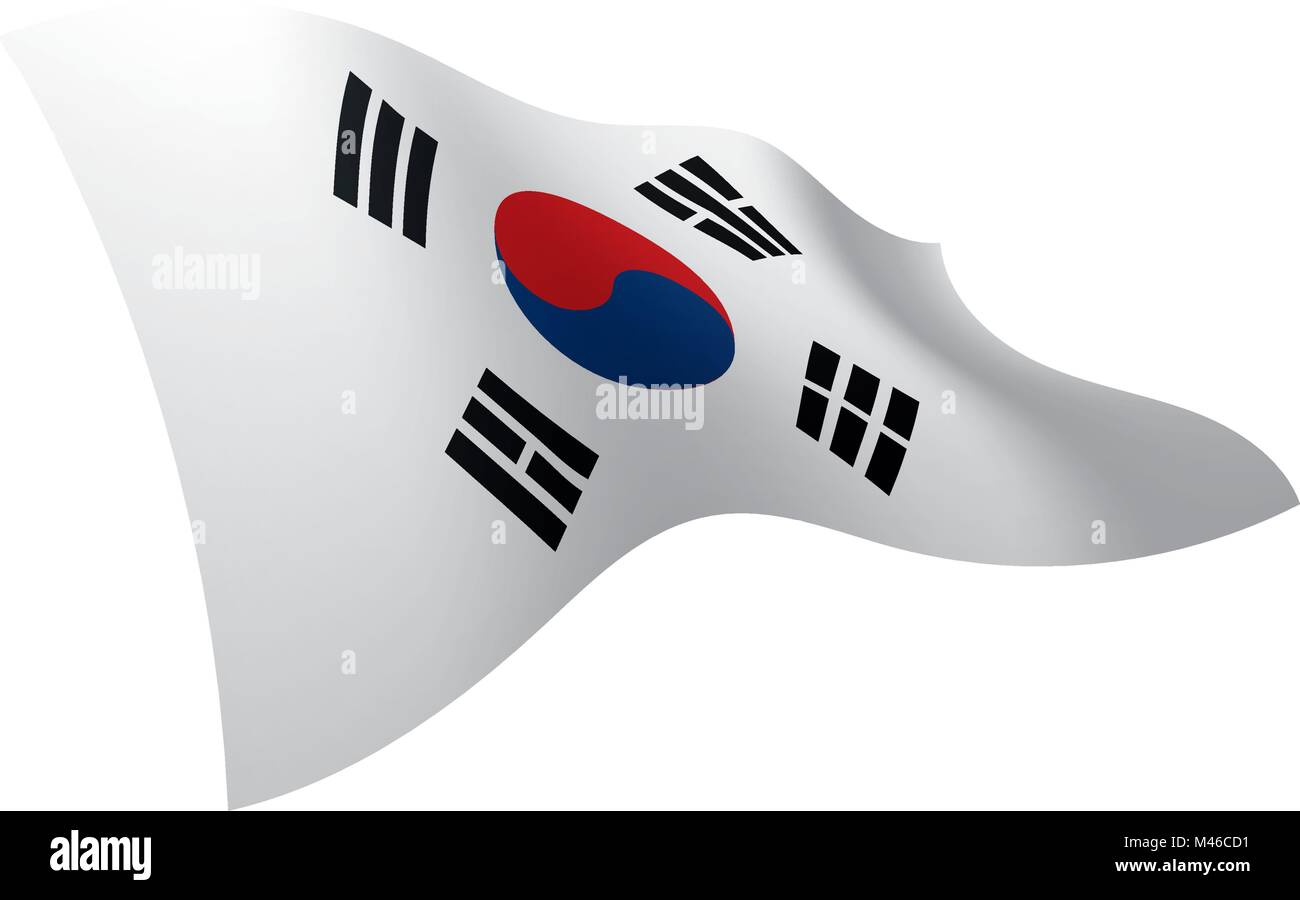 South Korean flag, vector illustration Stock Vector Image & Art - Alamy