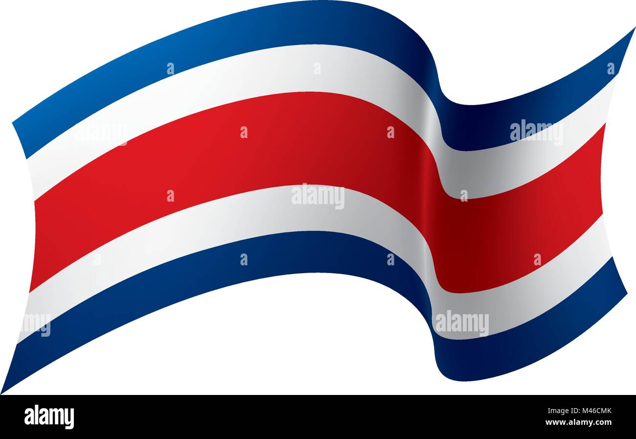Costa Rica flag, vector illustration Stock Vector Image & Art - Alamy