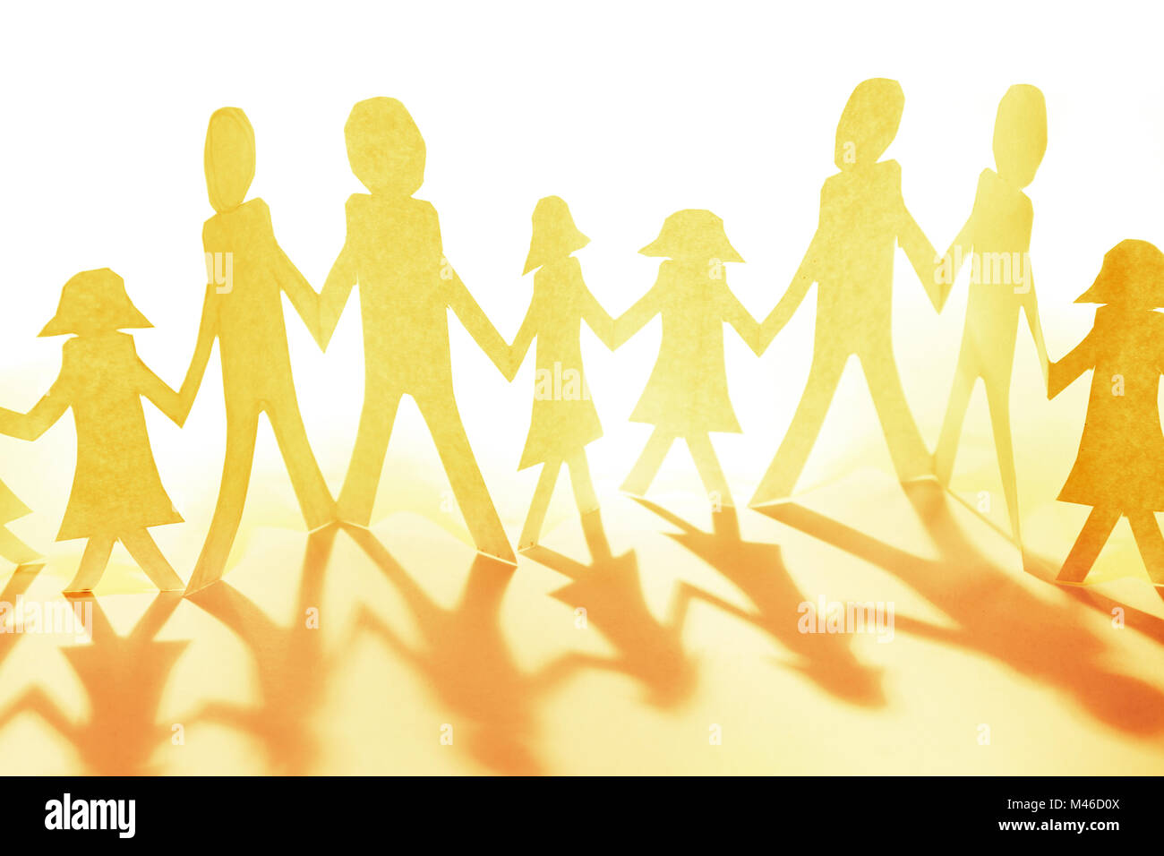 Paper doll family hi-res stock photography and images - Alamy