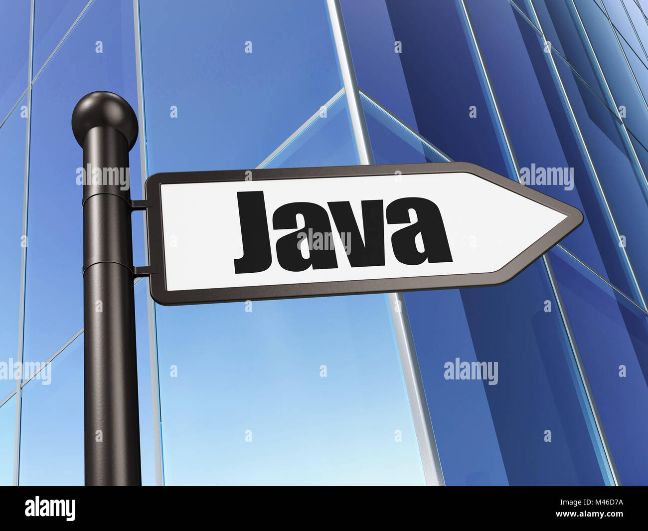 Database concept: sign Java on Building background Stock Photo - Alamy