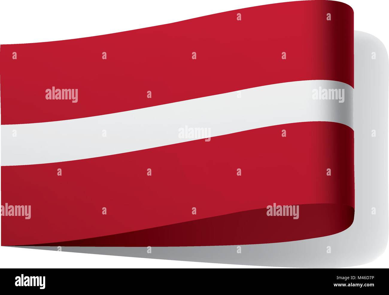 Latvia flag, vector illustration Stock Vector Image & Art - Alamy