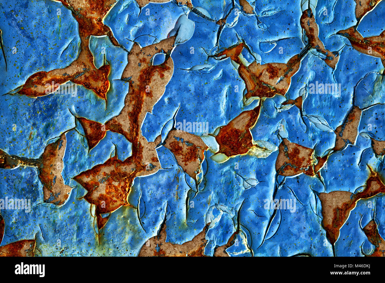 Rust and paint texture Stock Photo - Alamy