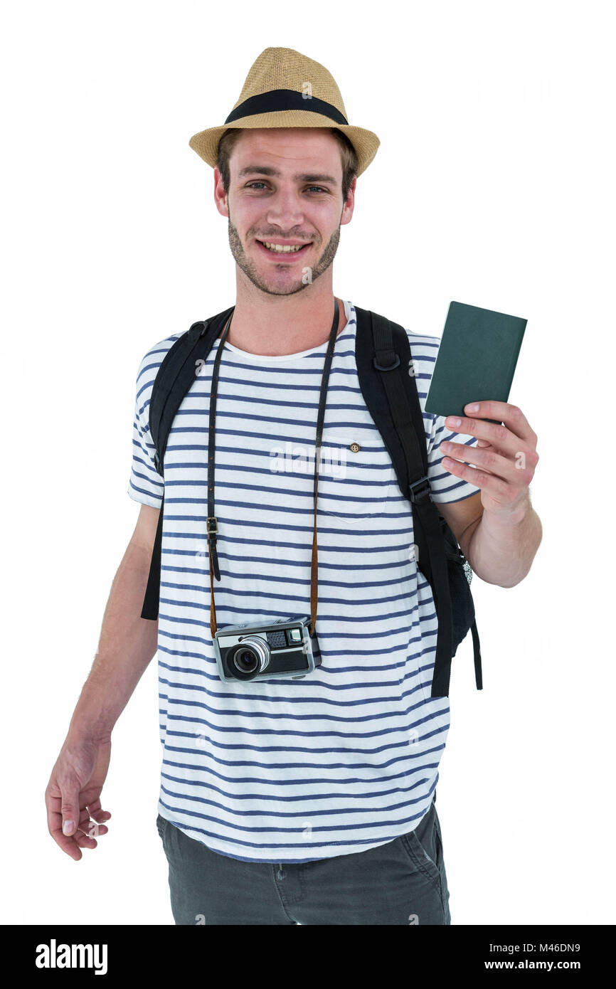 Portrait happy man holding wallet hi-res stock photography and images ...