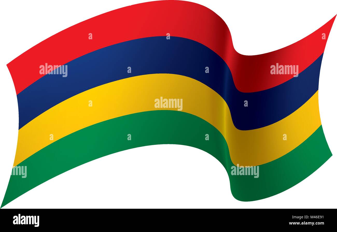 Mauritius flag, vector illustration Stock Vector Image & Art - Alamy