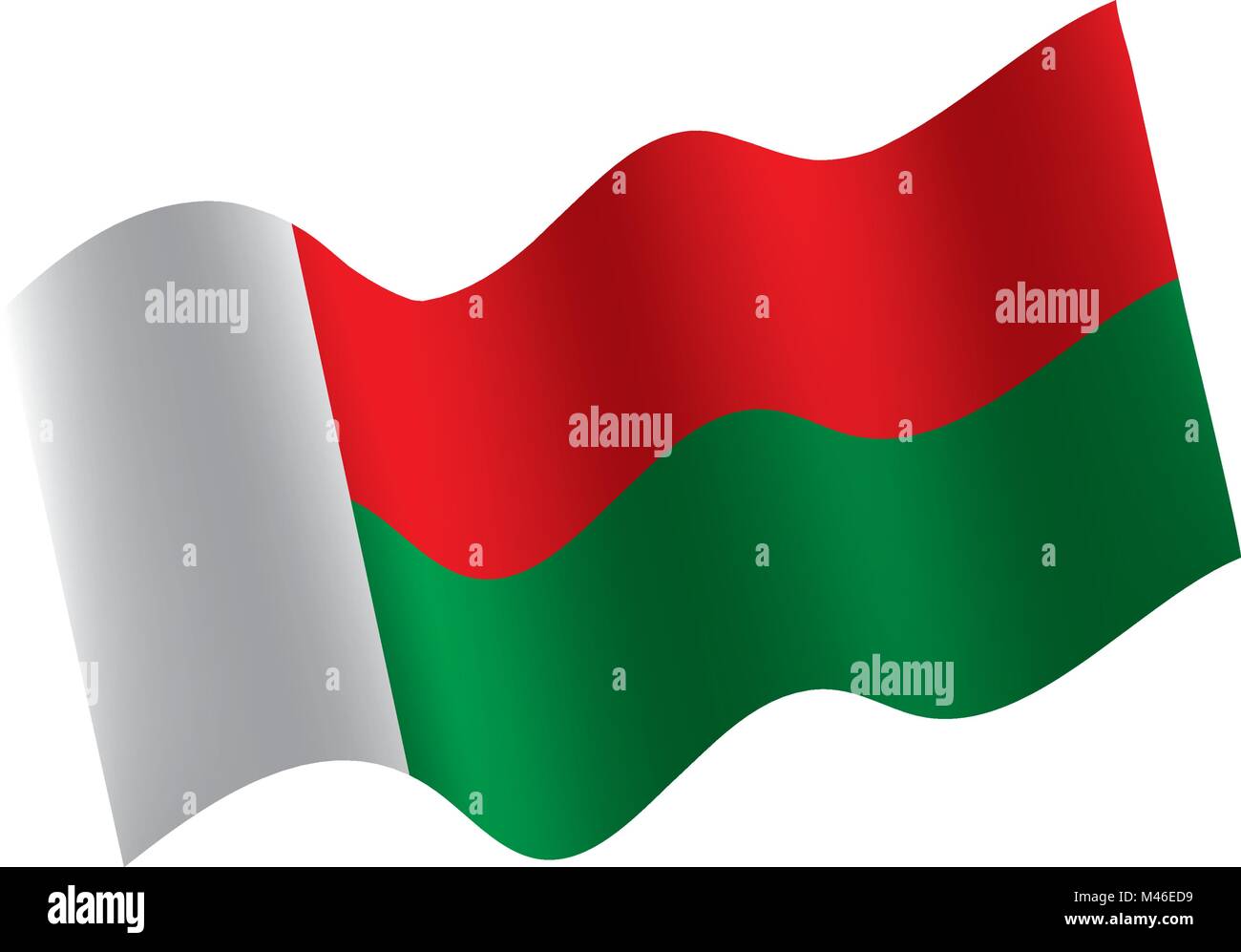 Madagascar flag, vector illustration Stock Vector Image & Art - Alamy