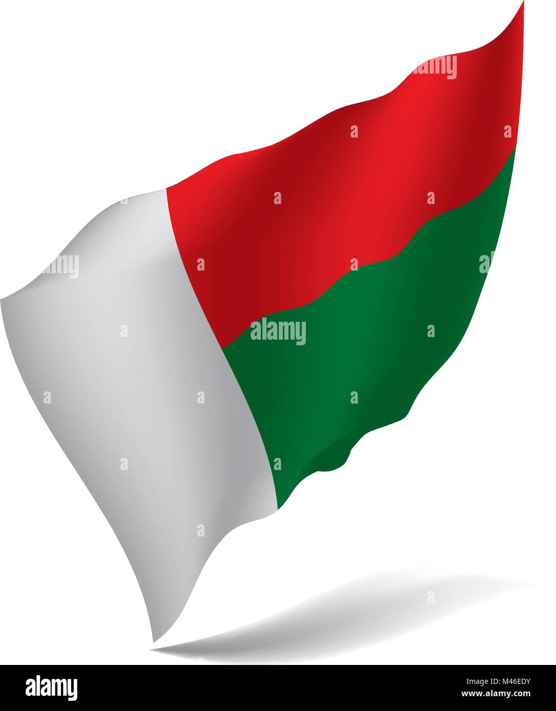 Madagascar flag, vector illustration Stock Vector Image & Art - Alamy