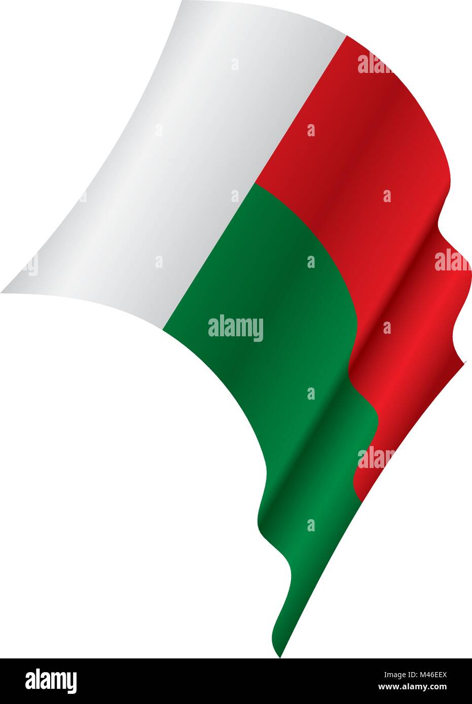 Madagascar flag, vector illustration Stock Vector Image & Art - Alamy