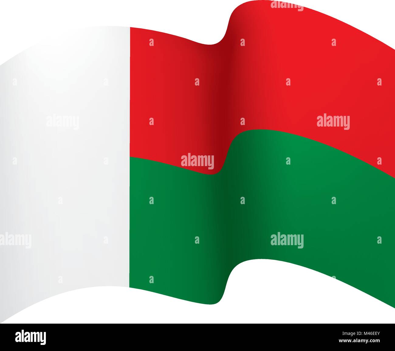Traditional madagascar flag Stock Vector Images - Alamy