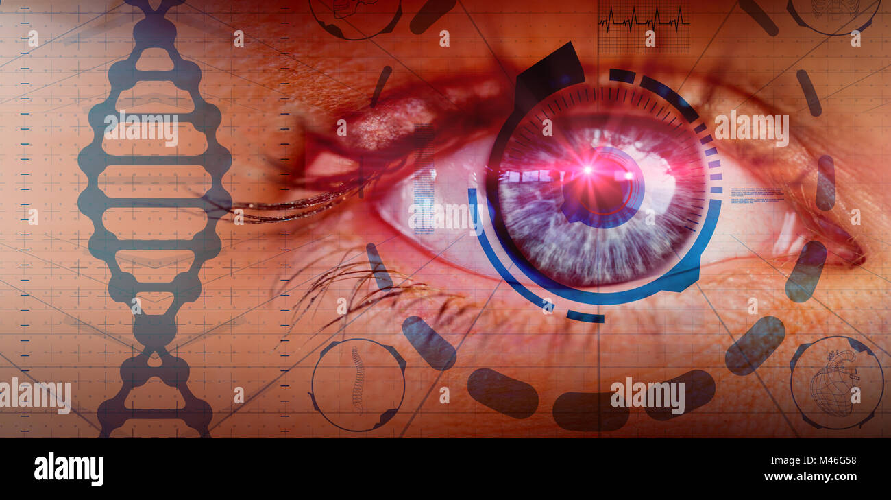 Digital composite eye icon hi-res stock photography and images - Alamy