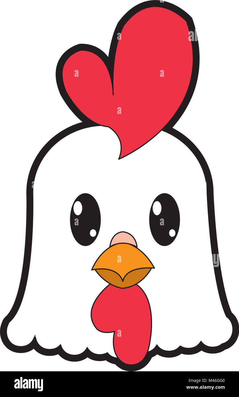 Funny rooster head Stock Vector Images - Alamy
