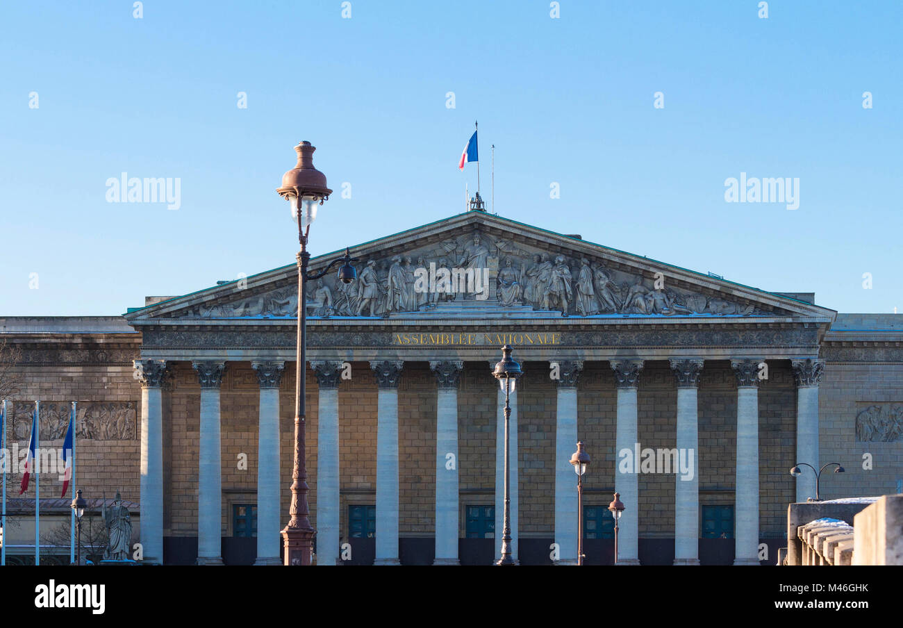 The French national Assembly , Paris, France Stock Photo - Alamy