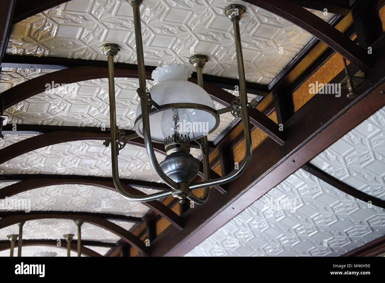 Dining carriage on the Puffing Billy Steam Train Stock Photo - Alamy