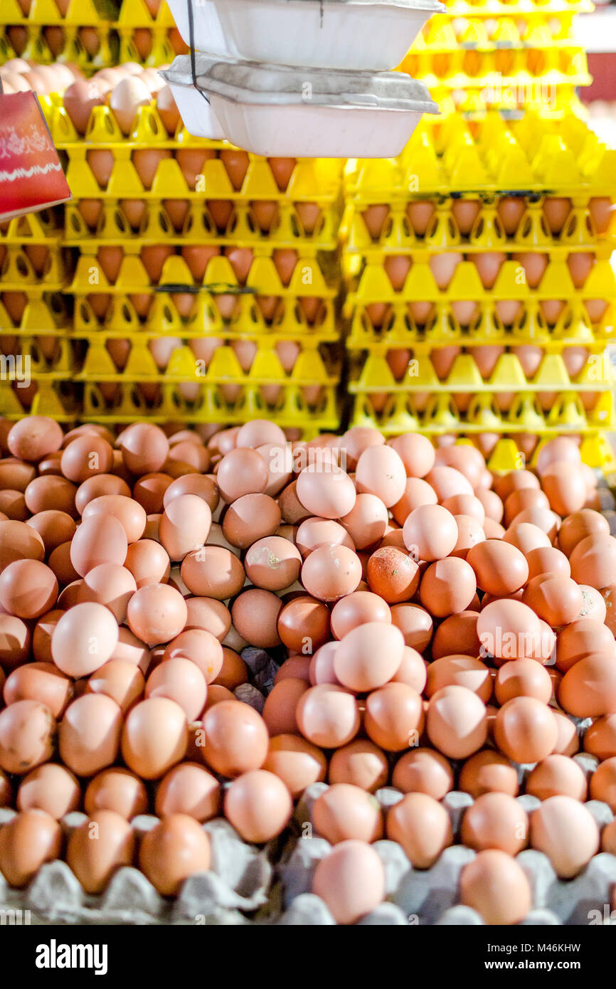 Many eggs on one of Bali markets Stock Photo - Alamy
