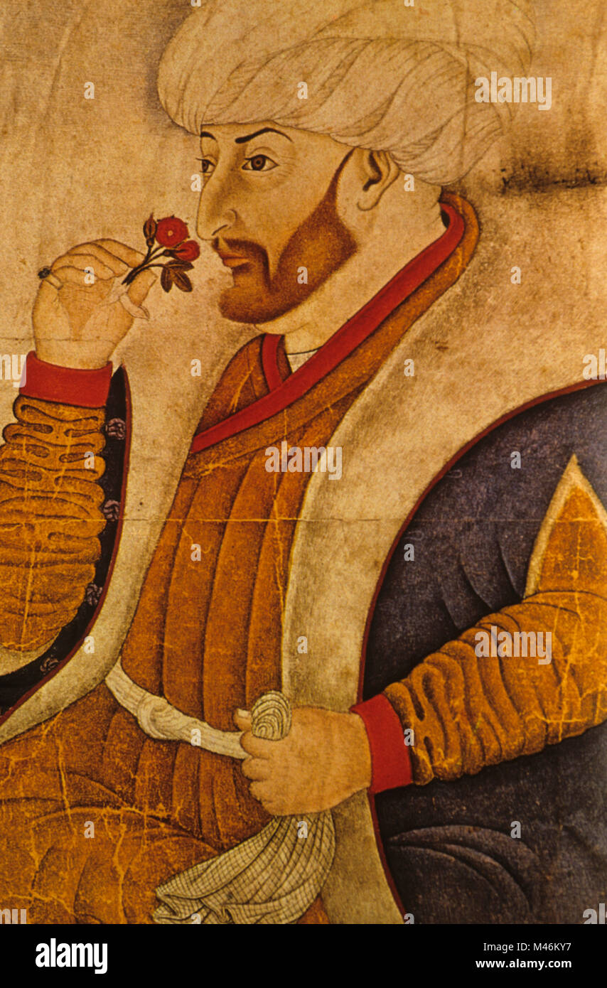 india around 1600 painting moghul art Stock Photo - Alamy