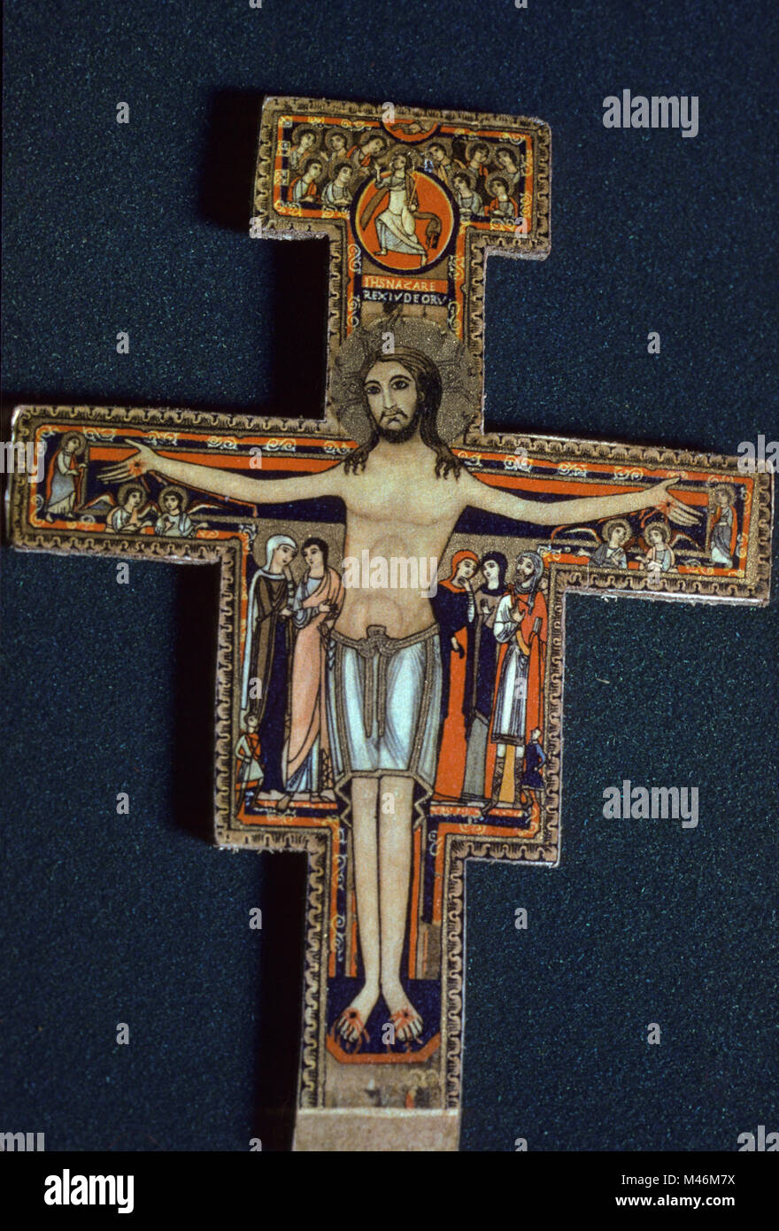 europe, italy, assisi, crucifix Stock Photo - Alamy