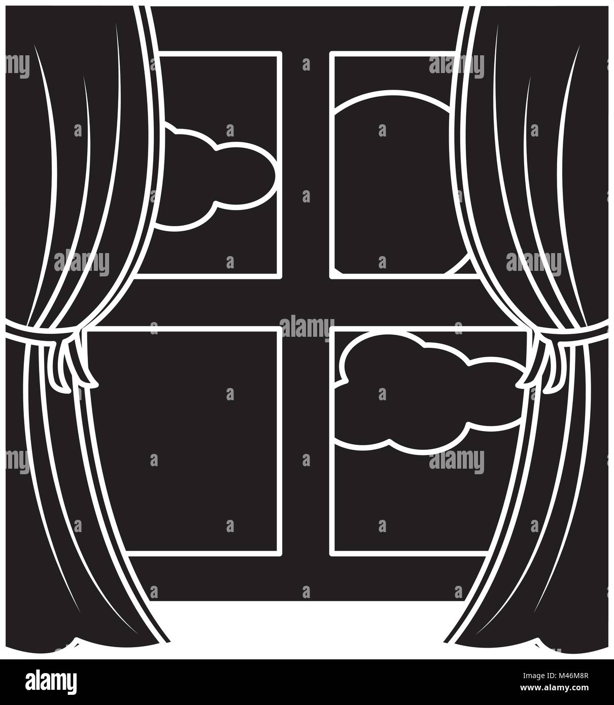 Daytime view Stock Vector Images - Alamy