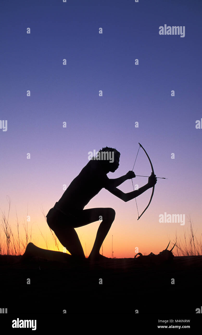Kalahari bushman bow arrow hi-res stock photography and images - Alamy