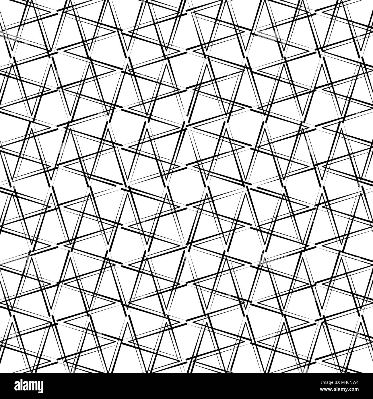 Monochrome Geometric Pattern Background Vector Illustration Design Stock Vector Image And Art Alamy