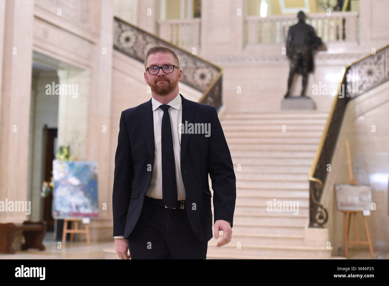 Speaking in the parliament buildings hi-res stock photography and ...