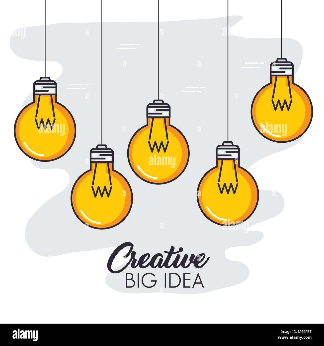 creative big idea set icons vector illustration design Stock Vector ...