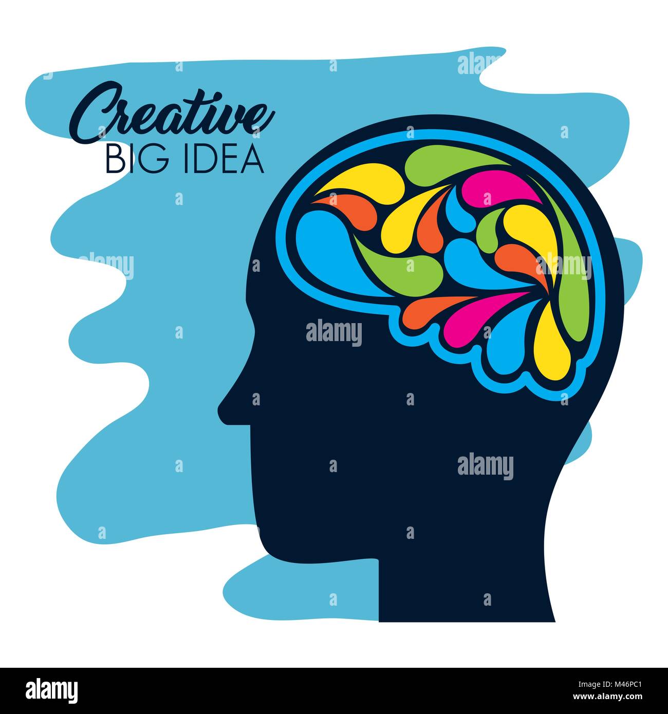 creative big idea set icons vector illustration design Stock Vector ...